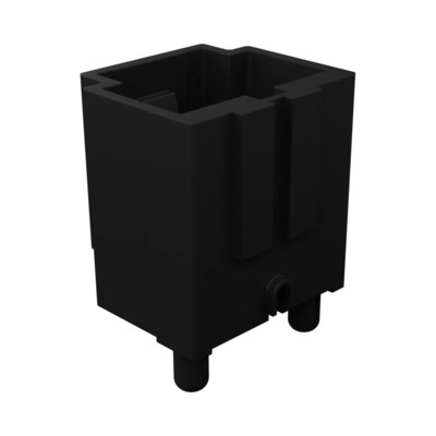 2.54mm Pitch, H-DAC 64 High Density Automotive Header, Dual Row, Vertical, 10 Circuits, Polarization Option 2, Black, Tray for sale