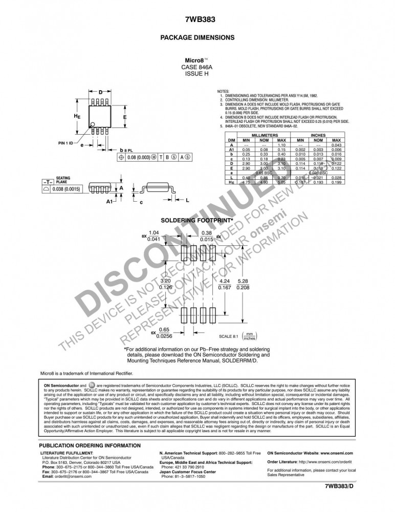 7WB383 datasheet page 10