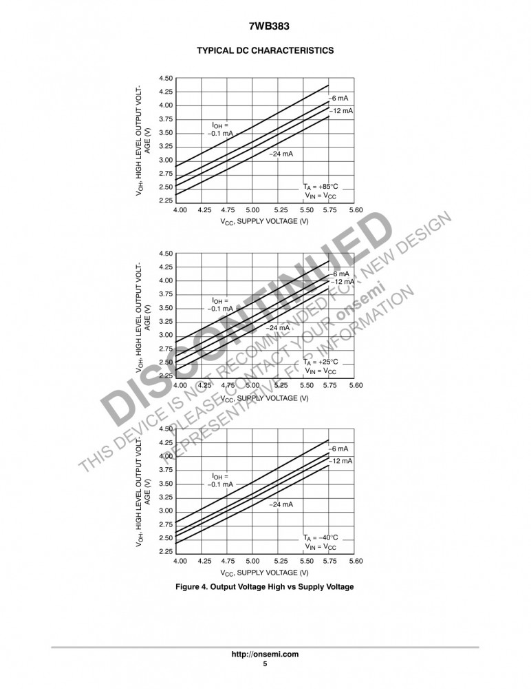7WB383 datasheet page 5