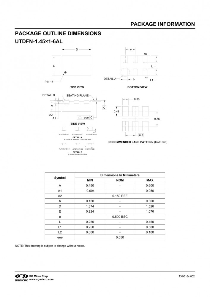 SGM48756 datasheet page 6