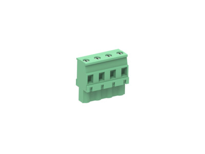 7.62mm Pitch Eurostyle Vertical Plug, Rear Wire Entry, 4 Circuits for sale