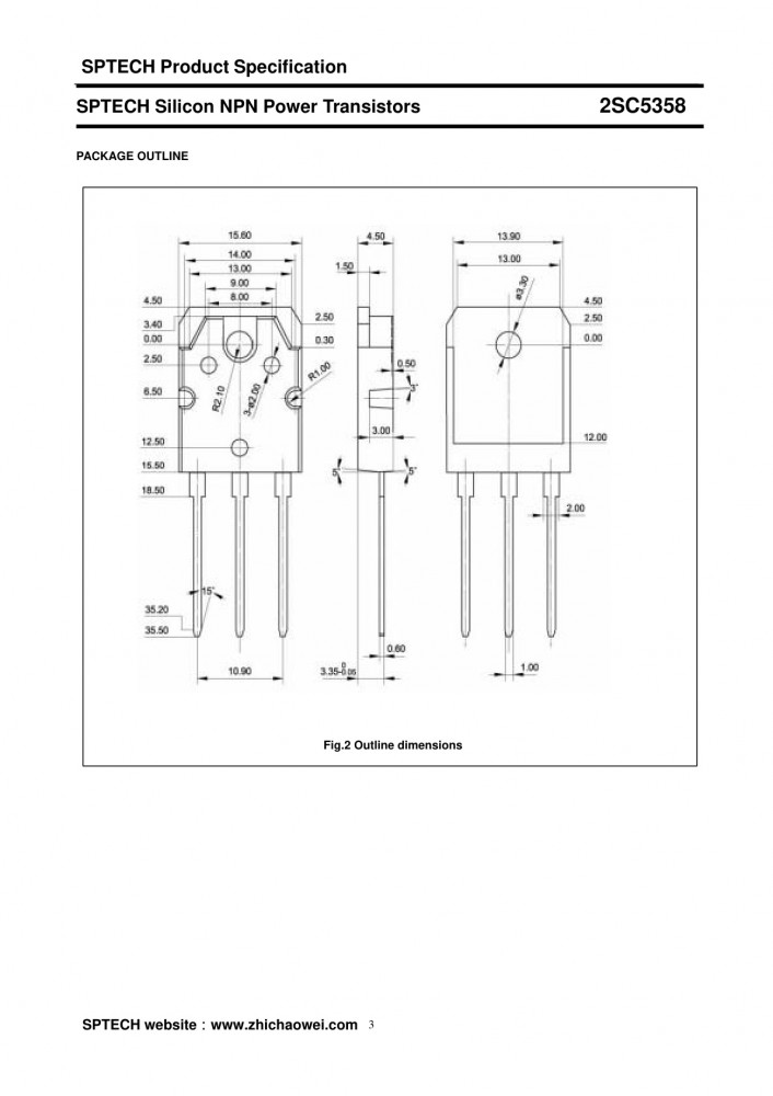 2SC5358 datasheet page 3