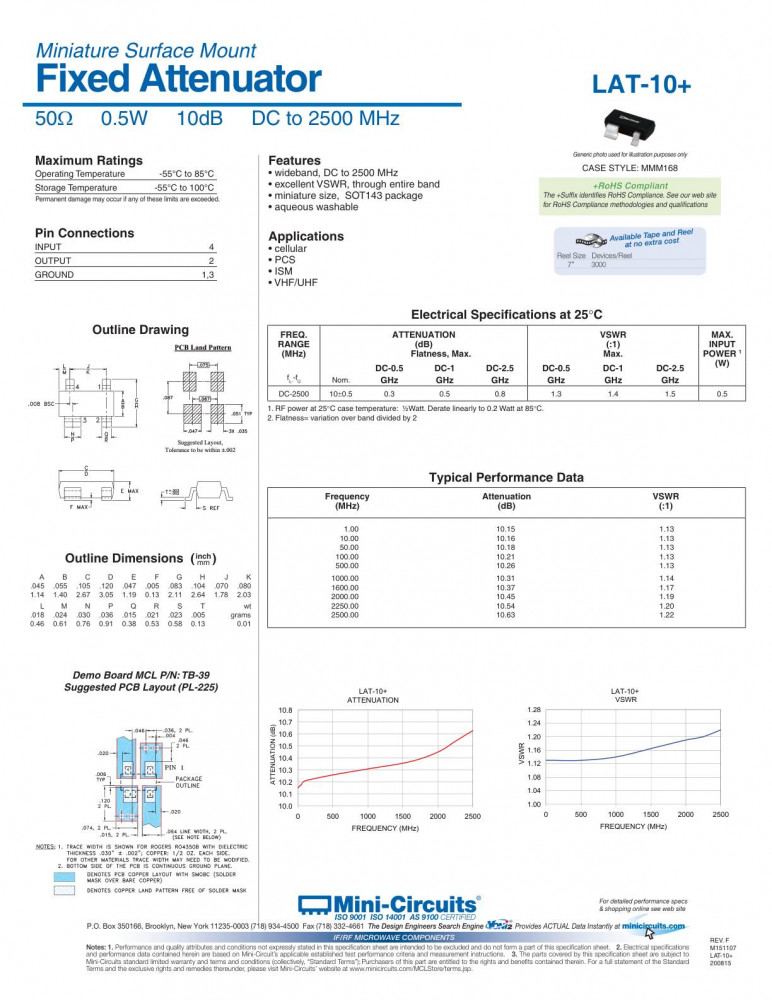 LAT-10+ technical document page