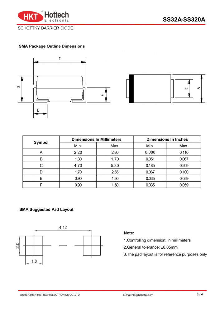 SS310A datasheet page 3
