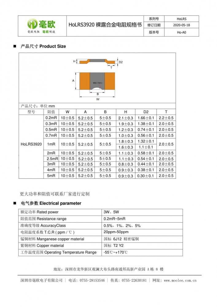 HolRS3920 datasheet page 2