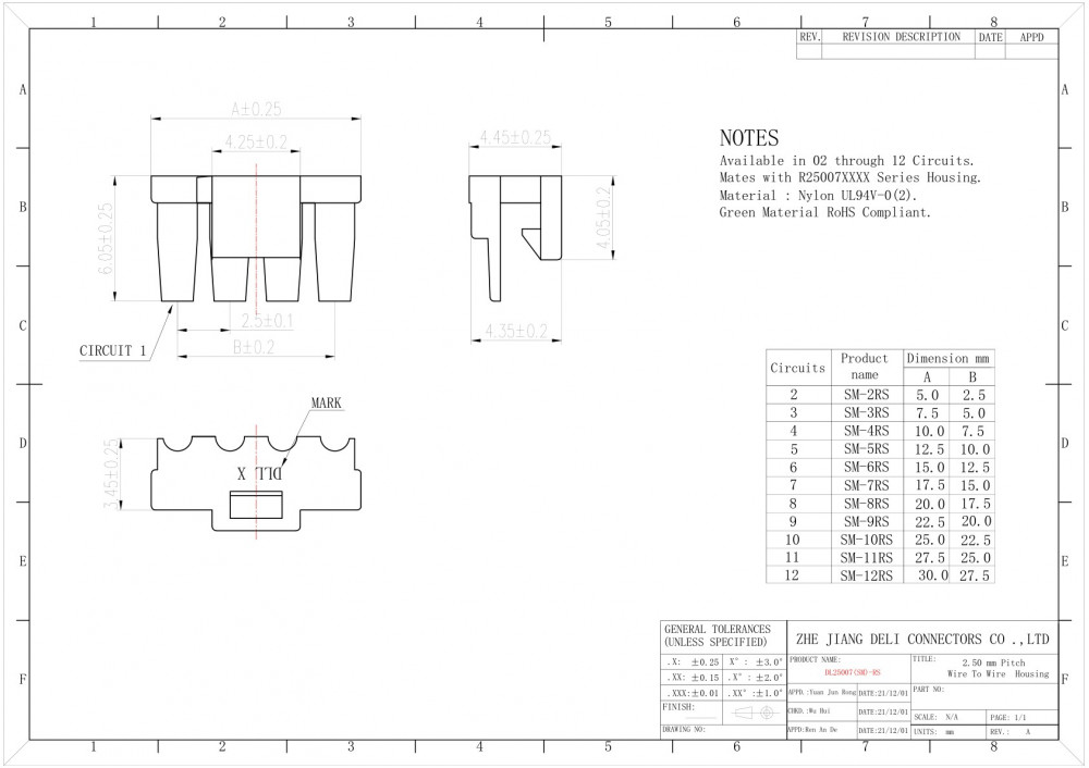 DLL SM-9RS technical drawing page 8