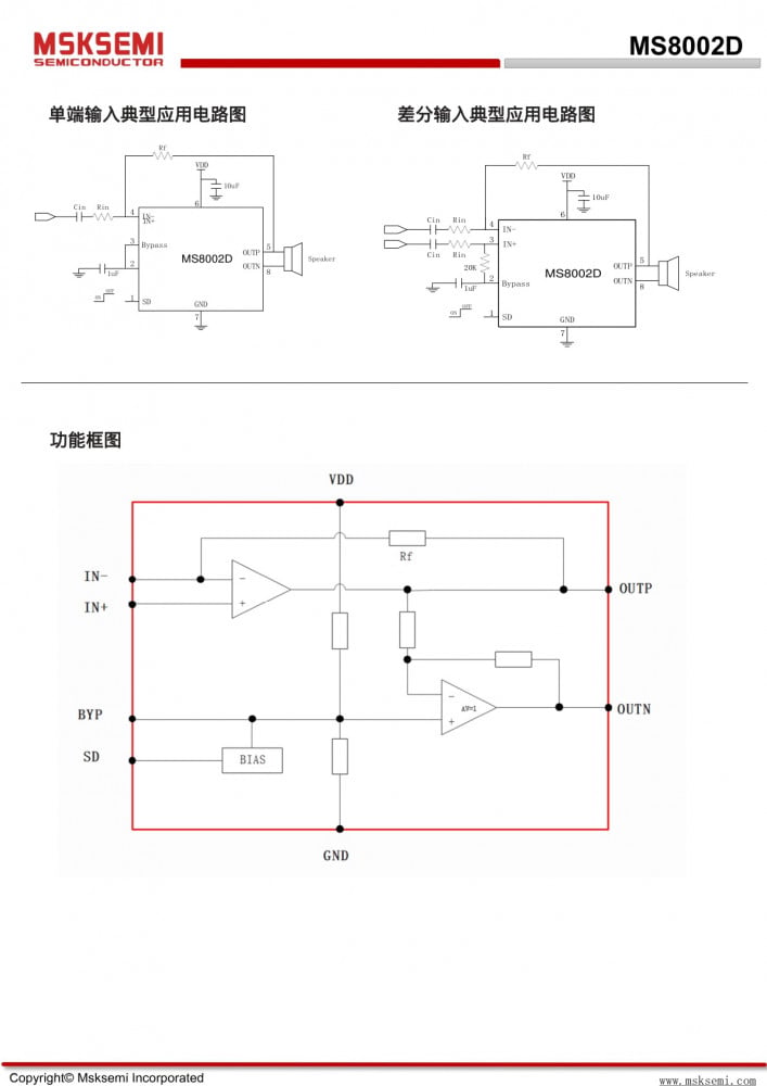 MS8002D datasheet page 3