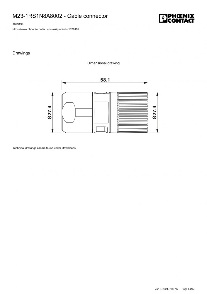 Phoenix Contact 1629199 technical document page 5