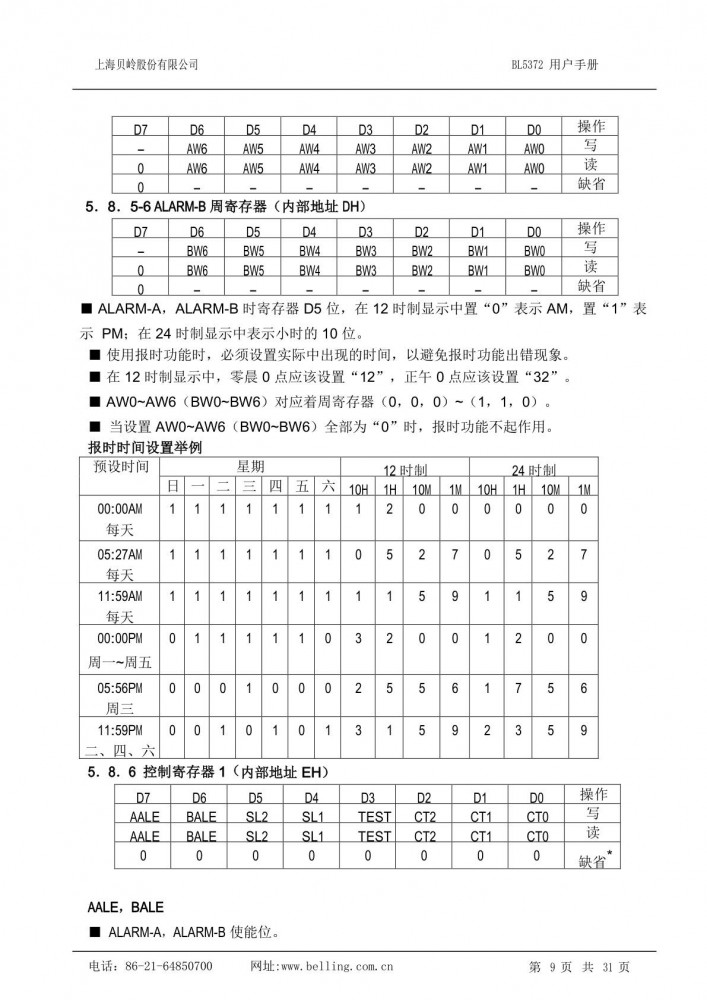 BL5372 manual page 10