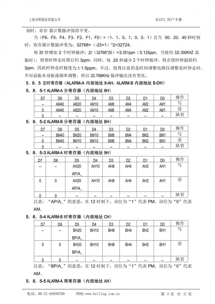 BL5372 manual page 9