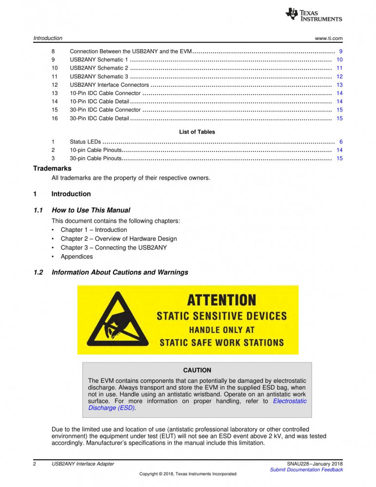 USB2ANY technical document page 2