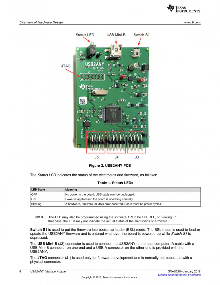 USB2ANY technical document page 6