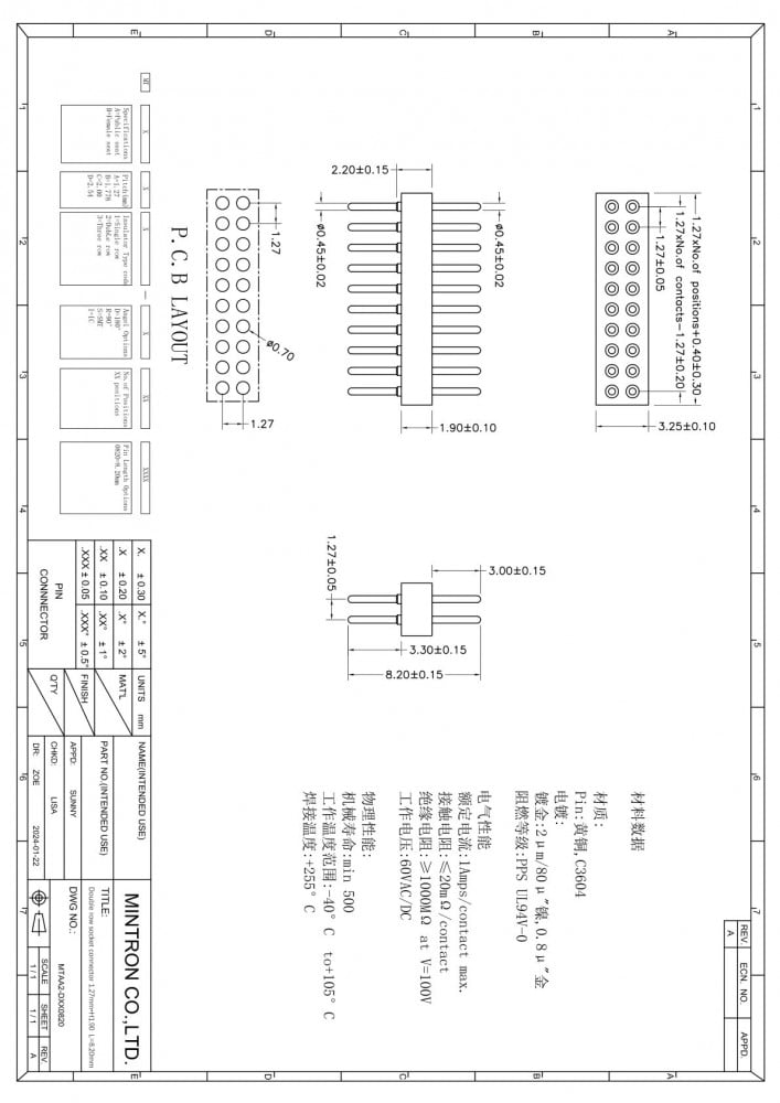 MINTRON MTAA2-D040820 document preview