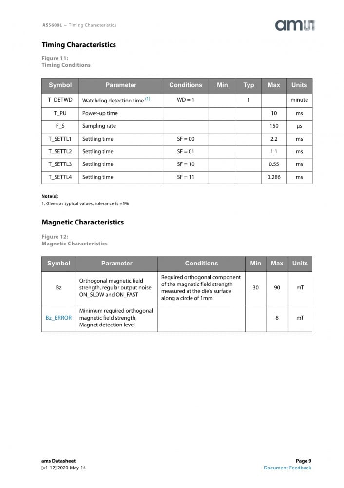 AS5600L datasheet page 9