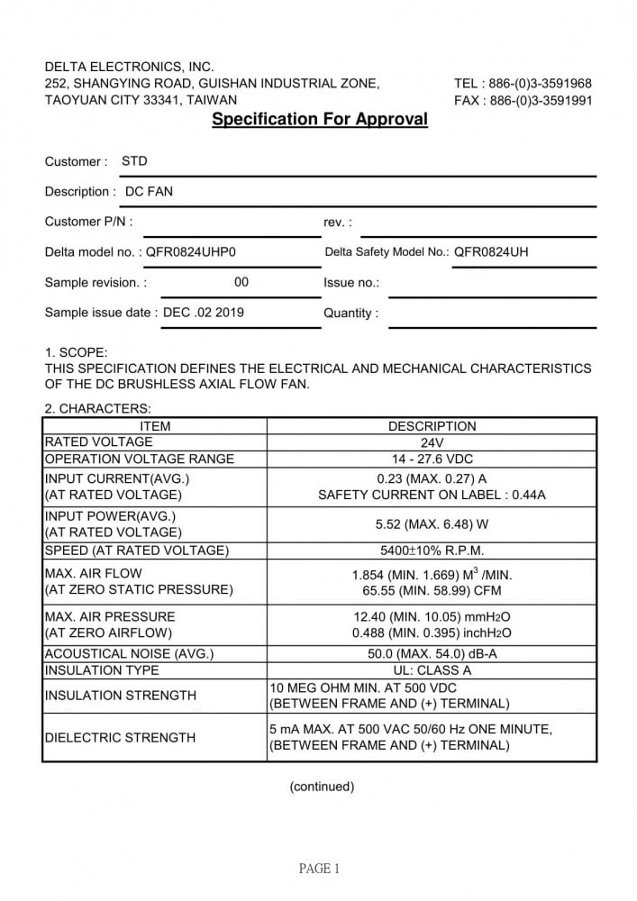 QFR0824UHP0 specification page 4