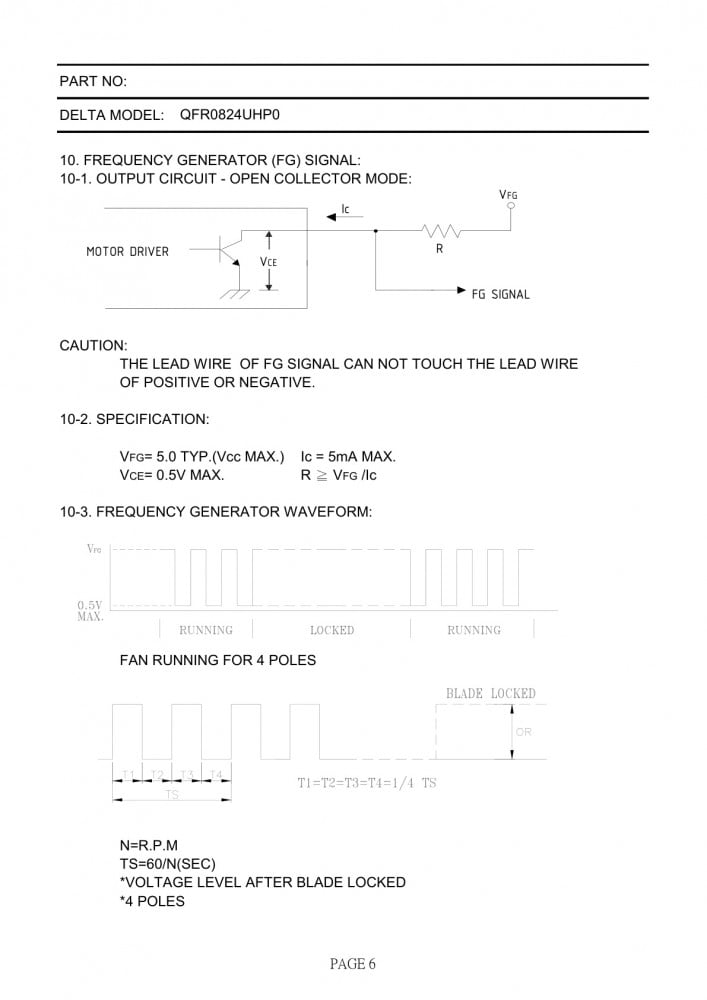 QFR0824UHP0 specification page 9