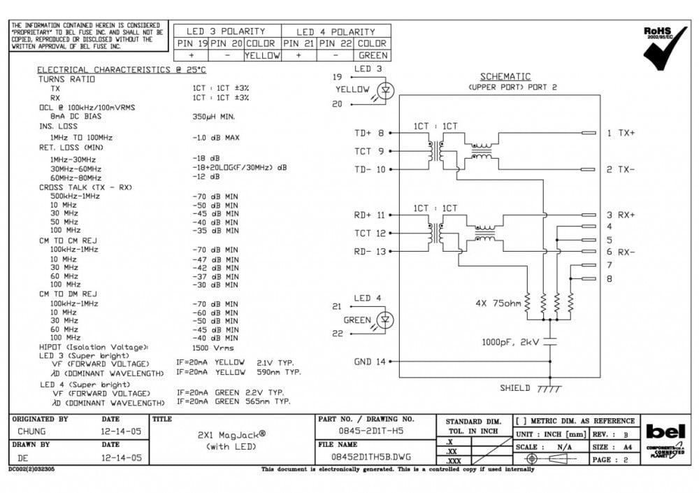 0845-2D1T-H5 datasheet page 1