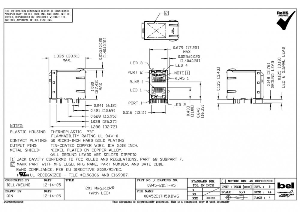 0845-2D1T-H5 datasheet page 3