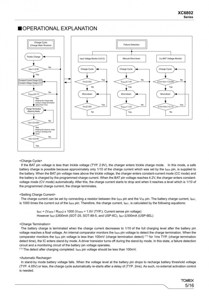 XC6802A42XER-G datasheet page 5