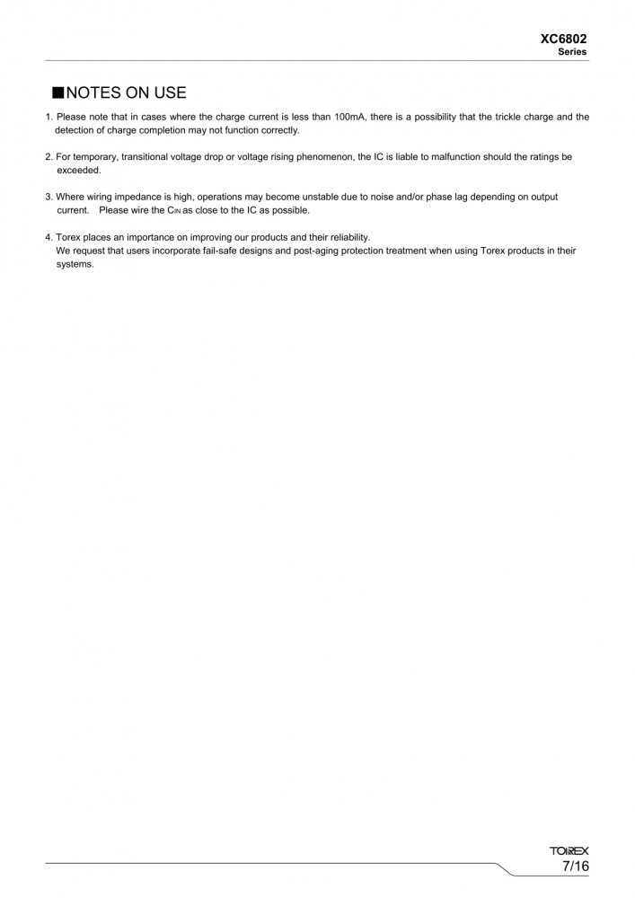 XC6802A42XER-G datasheet page 7