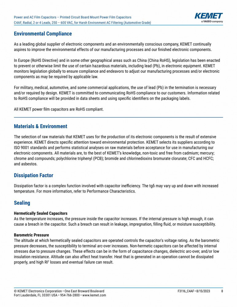C4AF datasheet page 8