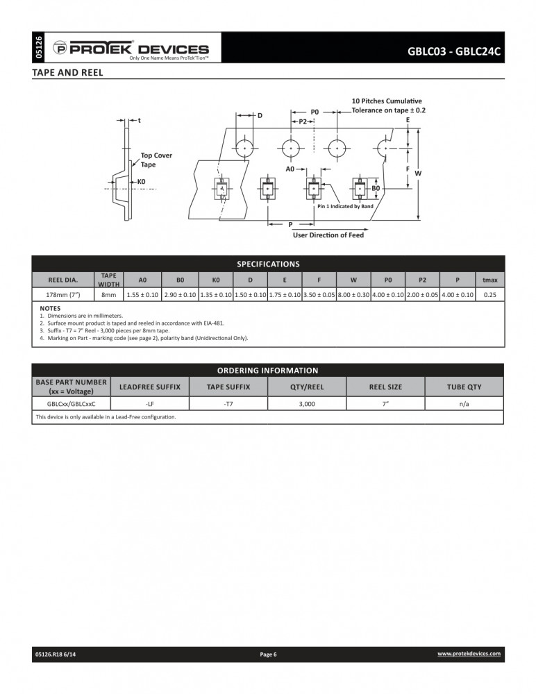 GBLC03-LF-T7 datasheet page 6