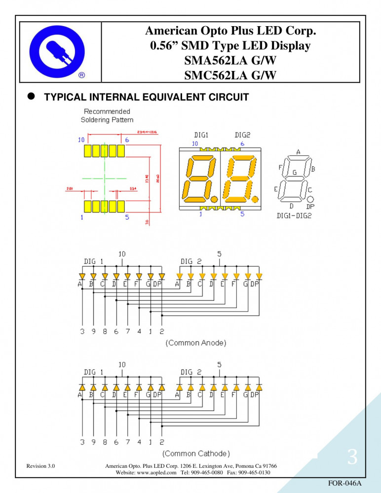 SMC562LA datasheet page 3
