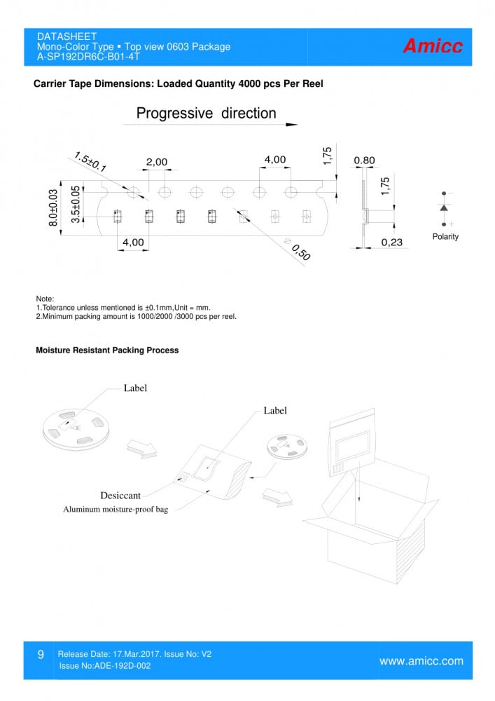A-SP192DR6C-B01-4T approval sheet page 9