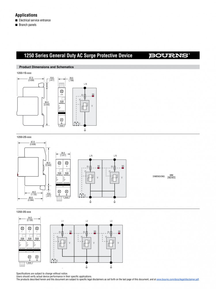 1250 Series technical document page 2