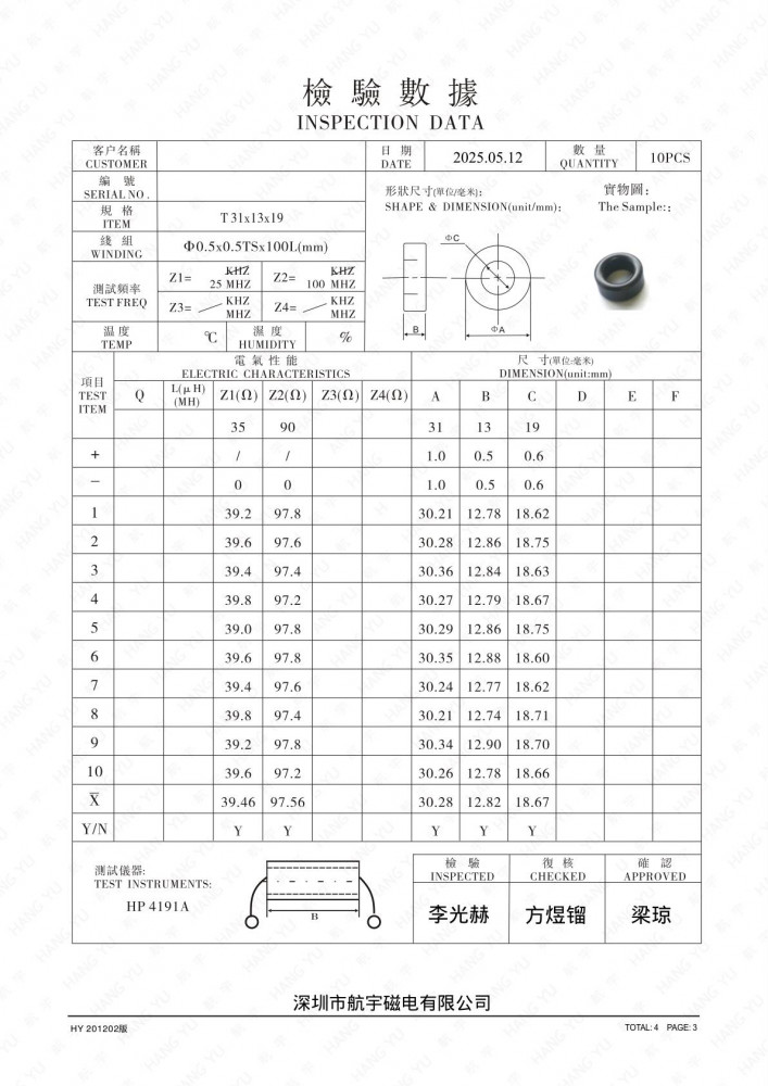 T31×13×19 impedance page 3