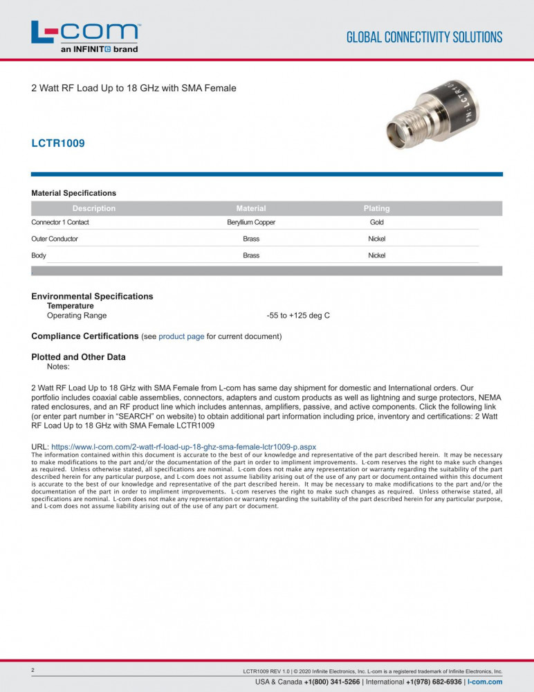 LCTR1009 technical document page 2