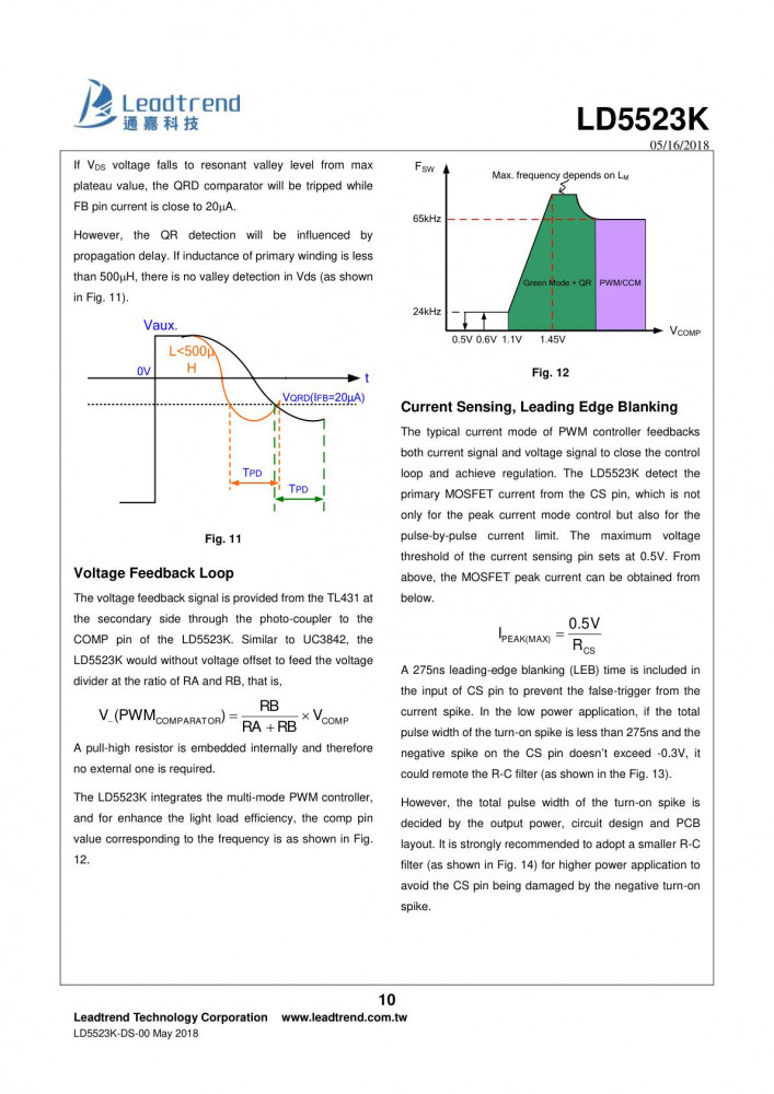 LD5523K datasheet preview, page 10
