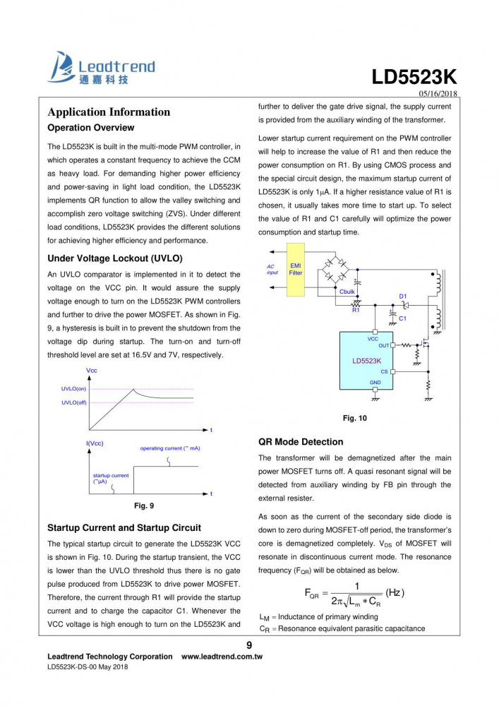 LD5523K datasheet preview, page 9