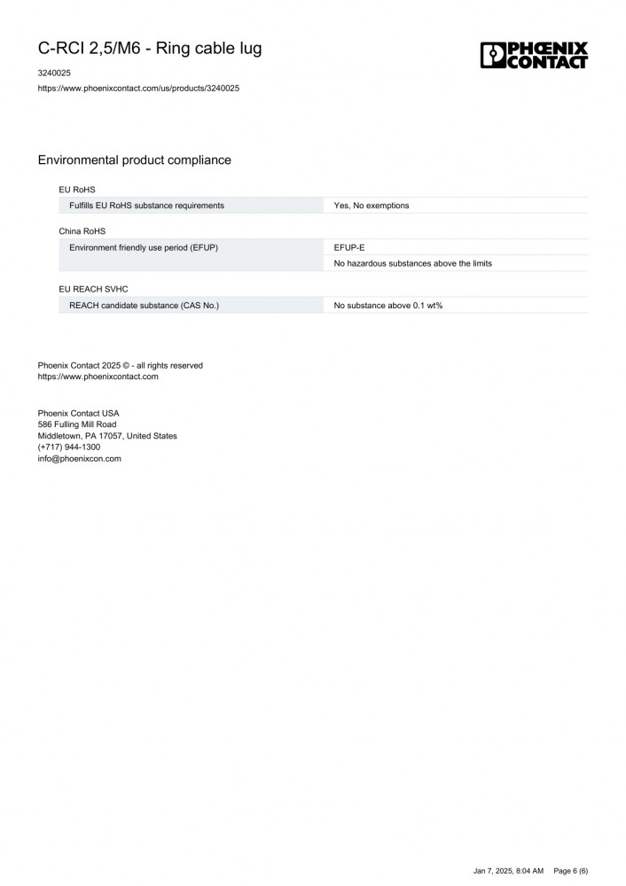 Phoenix Contact 3240025 product document page 6