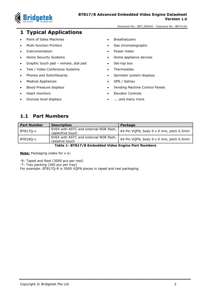 BT817/8 datasheet page 2