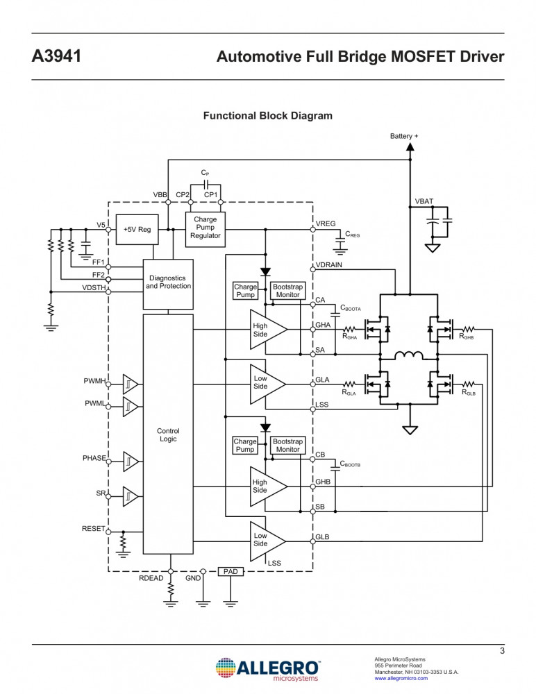 A3941 datasheet page 3