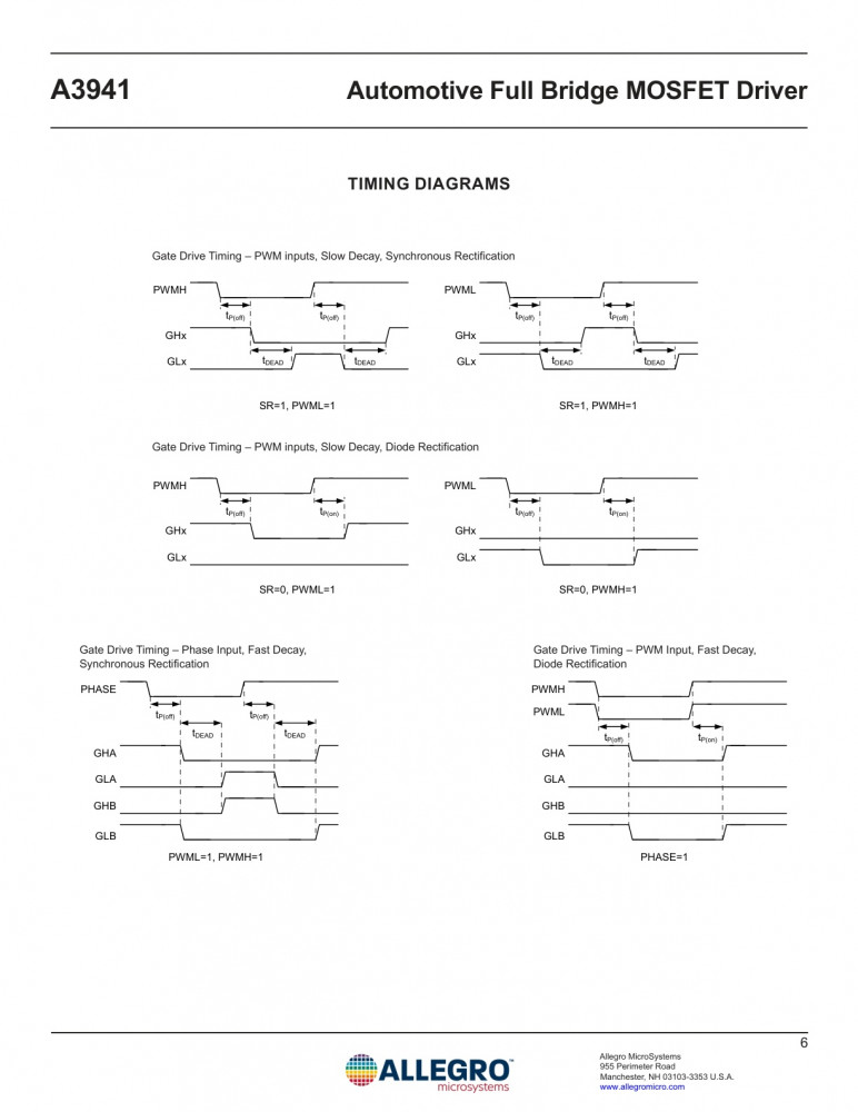 A3941 datasheet page 6