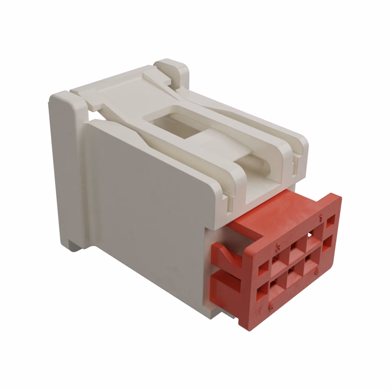 2.54mm Pitch, 0.64mm Width H-DAC 64 High Density Automotive Connectors, Dual Row, Female Harness Assembly, 6 Circuits, Polarization Option 3, Natural for sale