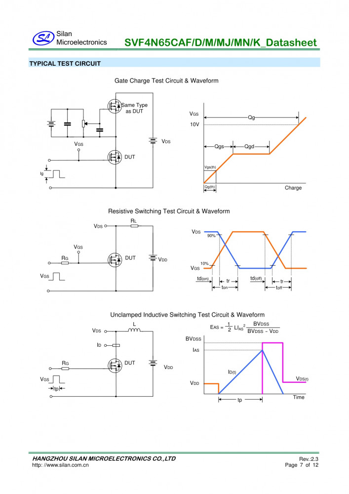 SVF4N65CAF datasheet page 7