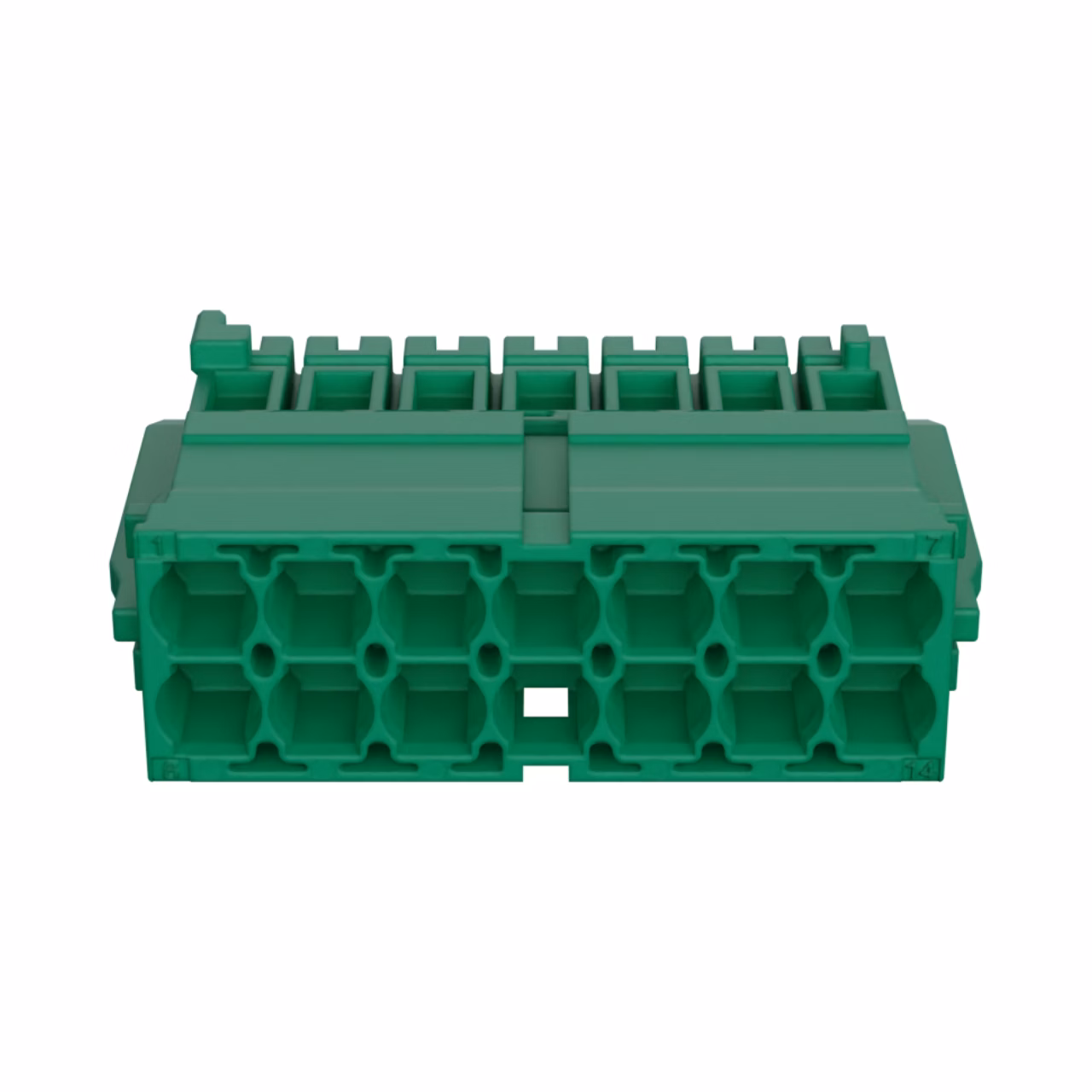 MX-DaSH 1.2 Large Terminal Receptacle Cartridge, 14 Circuits, Keying Option E, Green for sale