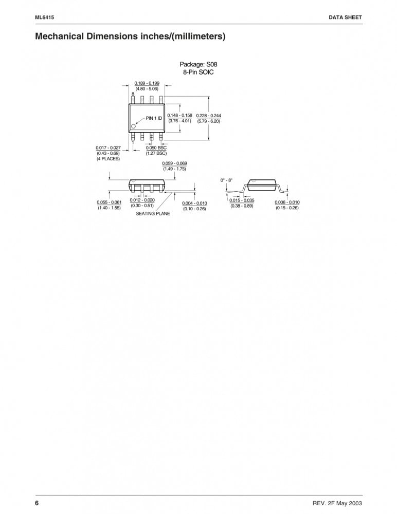 ML6415CS datasheet page 6