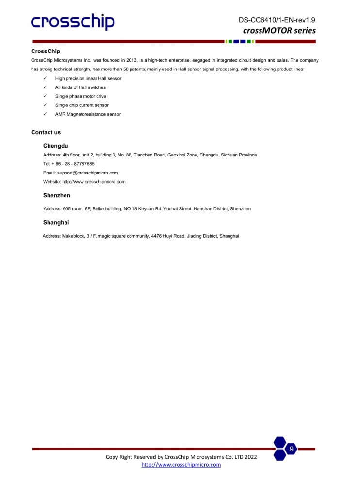CC6410SS datasheet page 9