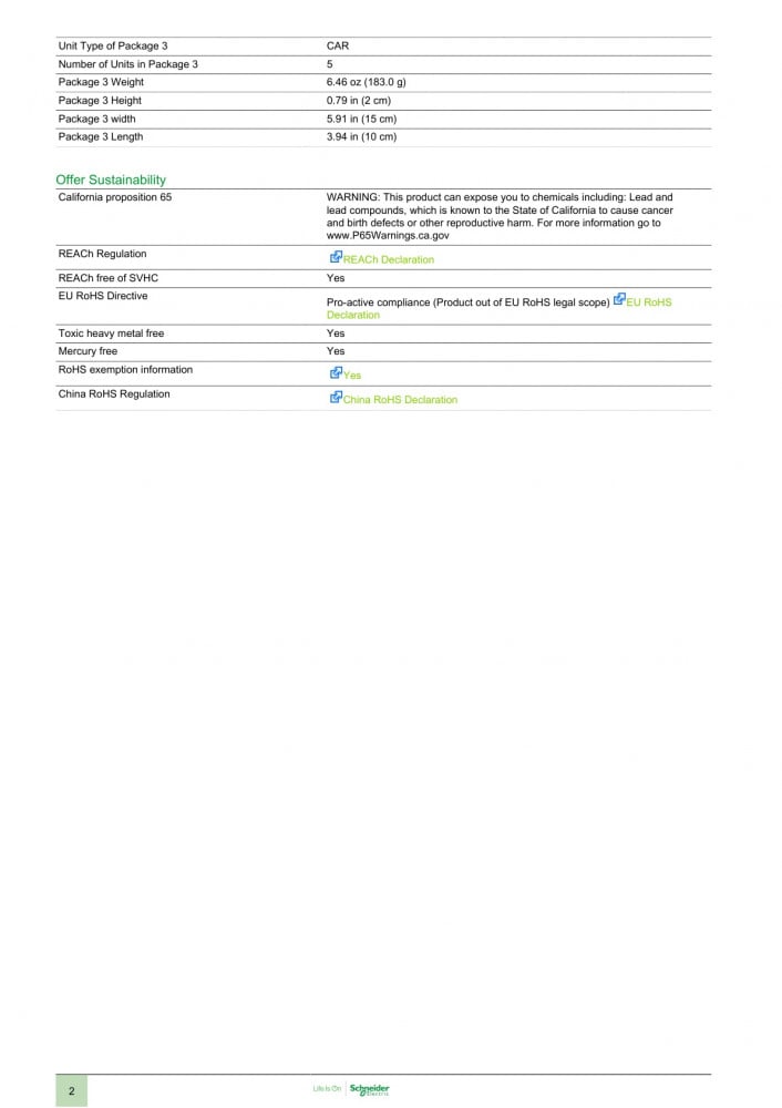 TM1STNTCRN52030 technical document page 2