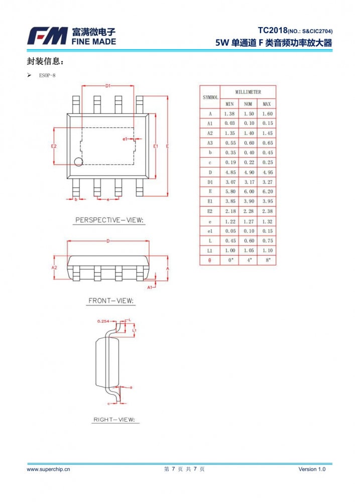 FM TC2018 datasheet page 7