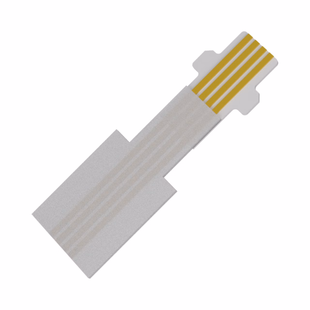 0.50mm Pitch Premo-Flex FFC Jumper with Ears, Same Side Contacts (Type A), 152.00mm Cable Length, Gold (Au) Plating, 4 Circuits for sale