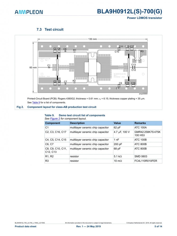 BLA9H0912LS-700U datasheet page 5