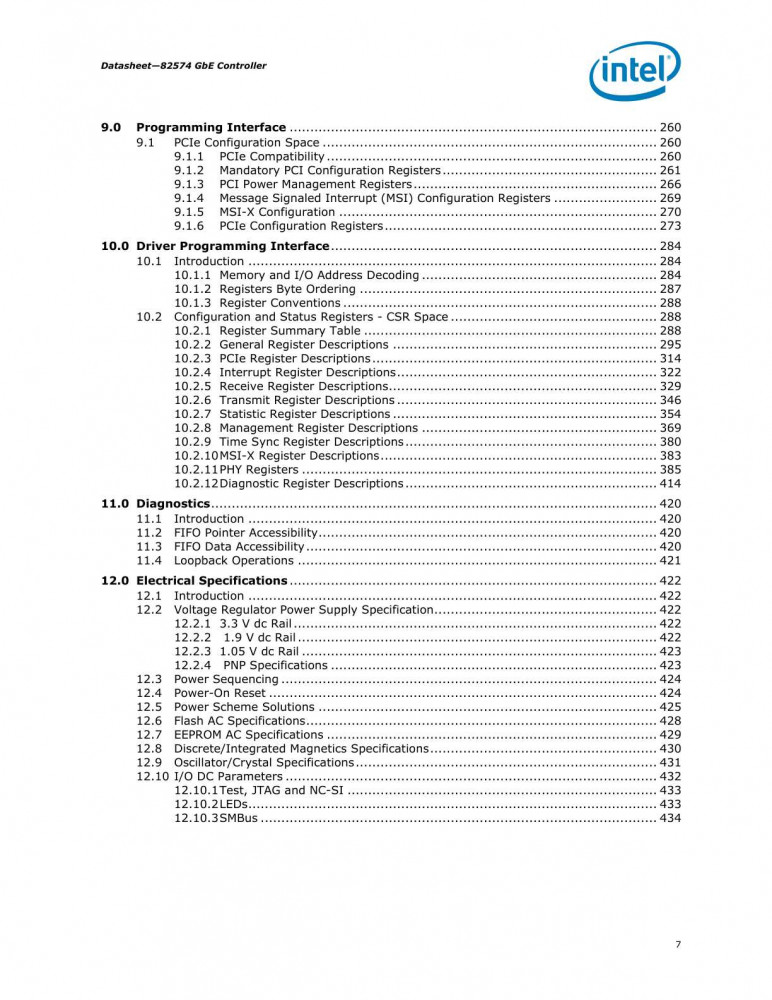 Intel 82574L datasheet page 7