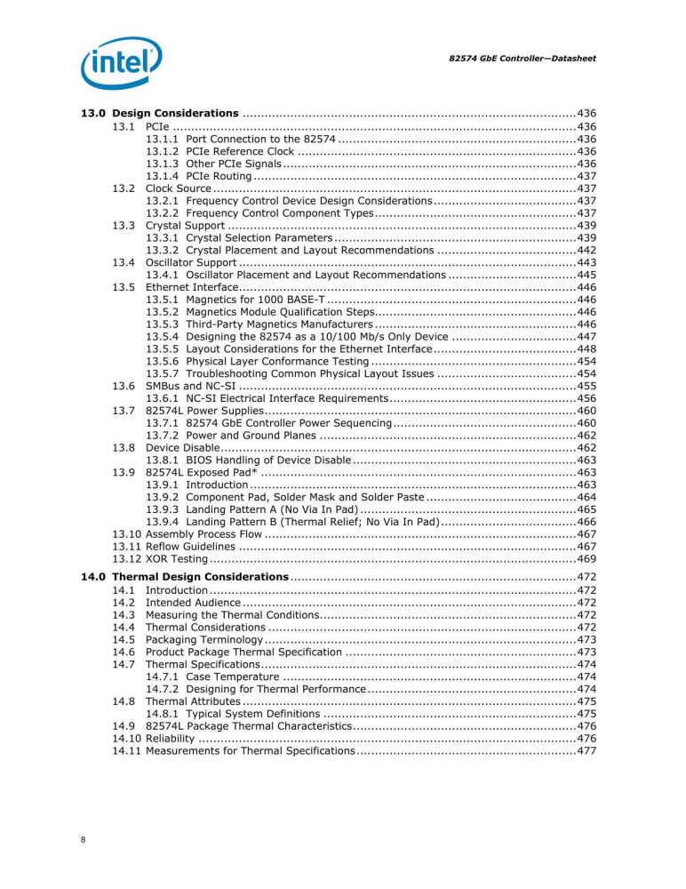 Intel 82574L datasheet page 8