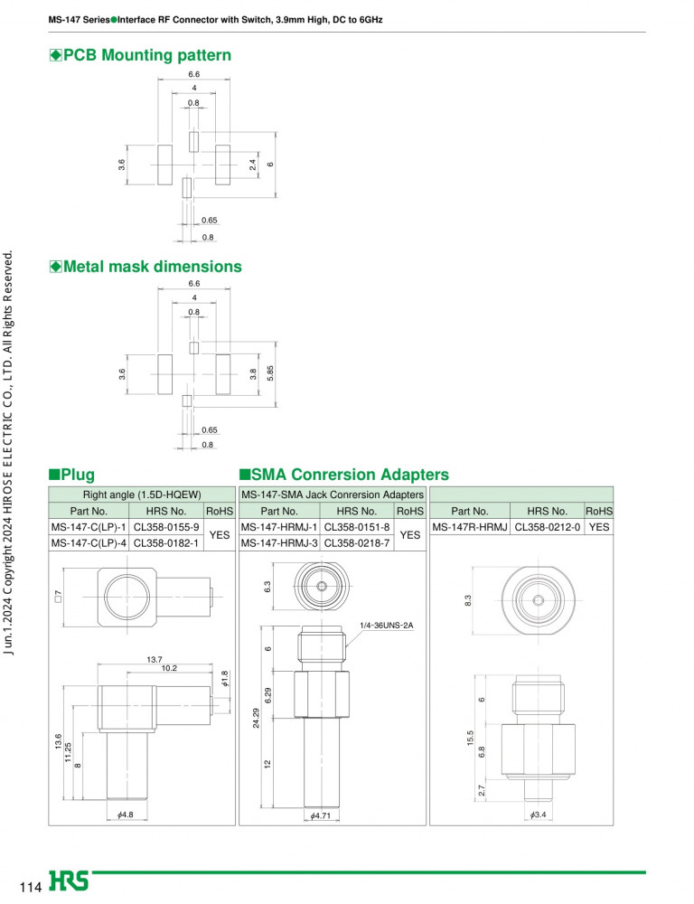 MS-147 series datasheet page 5