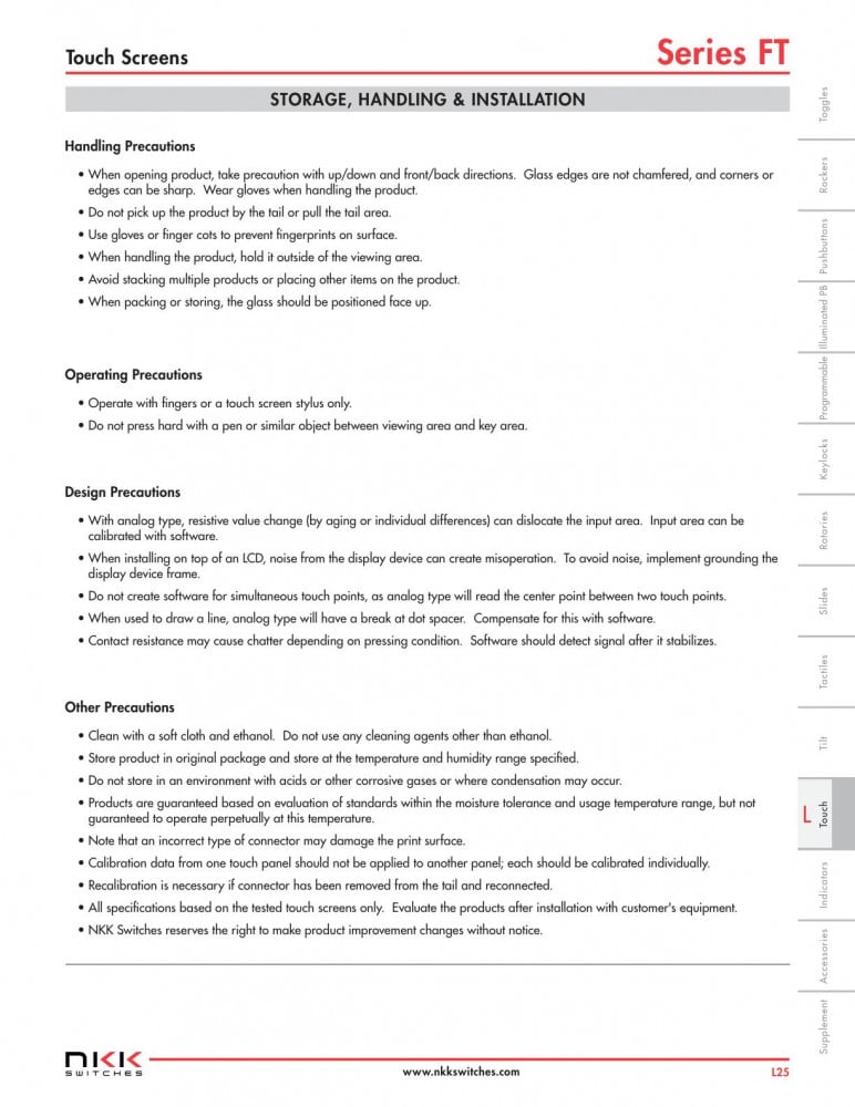 FTAS00 technical document page 6